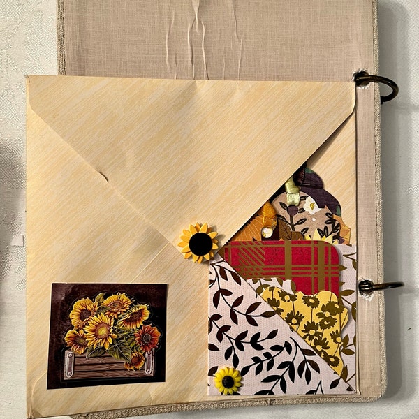 Sunflower Scrapbook Paper 30pc Sunflower Crafting Paper Sheets 6x6inch ...