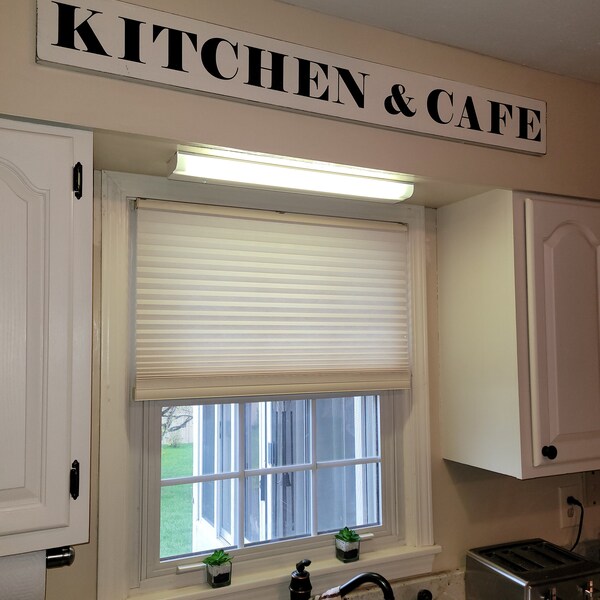 Kitchen Signs. 4 Foot. Kitchen and Cafe Sign. Rustic Signs. Primitive ...