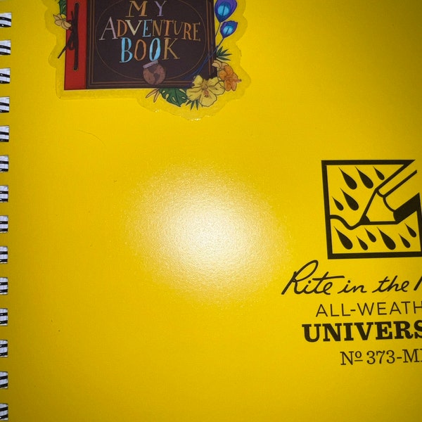My Adventure Book Floral Laptop Transparent Sticker/ up Pixar Disney ...