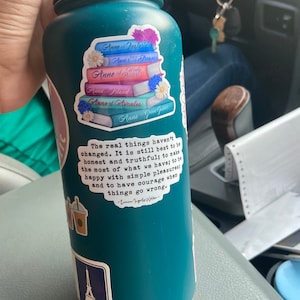 Encouraging Sticker Waterproof Vinyl Stickers Laura Ingalls Wilder ...