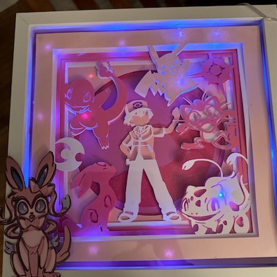 SONIC SHADOW BOX 7 Layer Template - Etsy