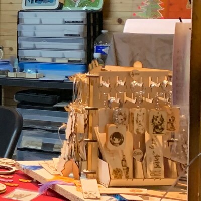 Modular Display Rack for Vendors, SVG, Laser Cutting File, Digital ...