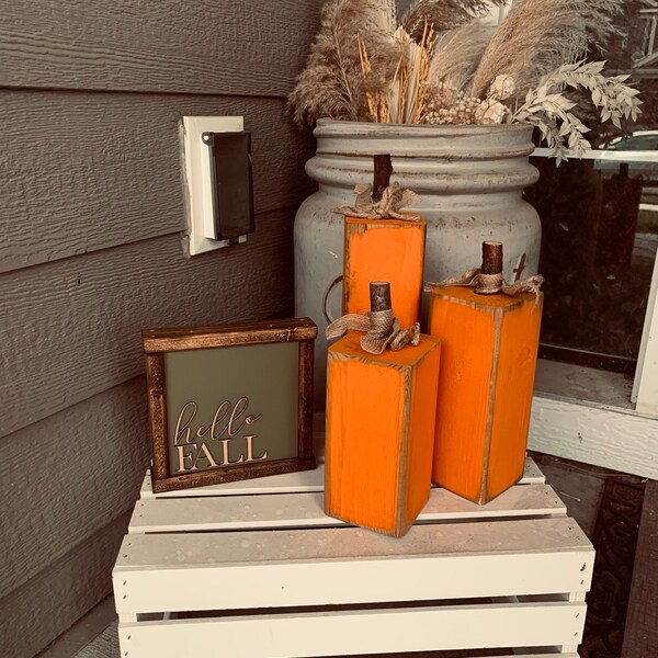 Hello Fall Sign | Fall Decor | Fall Decorations | Fall Signs | Fall ...