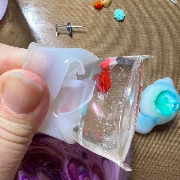 Lucky Bag Quicksand Silicone Mold-lucky Bag Shaker Keychain Mold-lucky ...