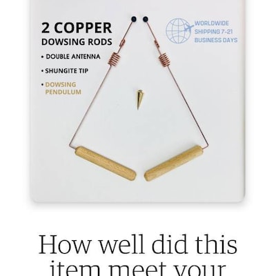 One-handed Copper Dowsing Rod Bobber With Brass Tip - Etsy