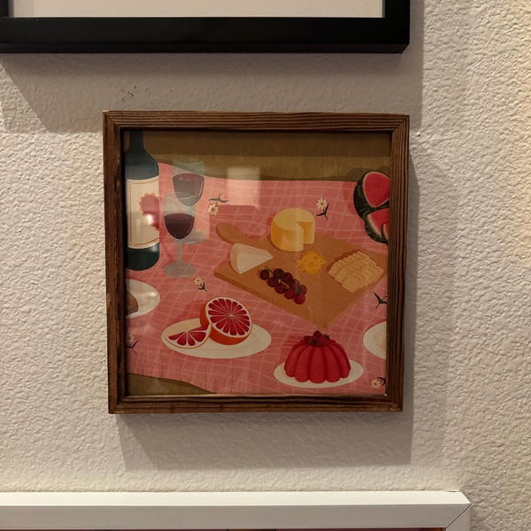 Funky Cute Aesthetic Room Decor Pastel Still Life Print, Kitsch Room ...