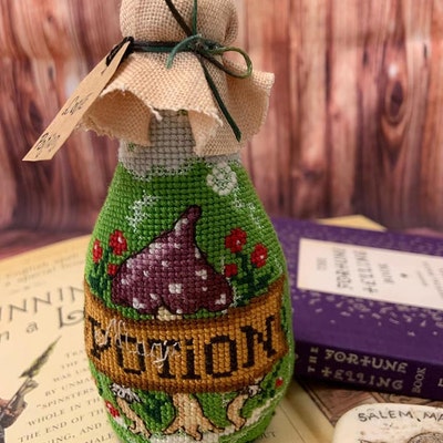Potion Cross Stitch Pattern. Halloween Cross Stitch Patterns. - Etsy