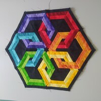 Pentagram Star Paper Piece Quilt Block Pattern PDF, 12 Inch, Foundation ...