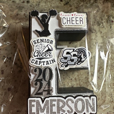 Cheer Team Gifts 3D Letter Personalized Cheerleader Gift Cheer Coach ...