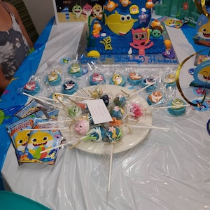 Shark Cake Pops, 12 Cake Pops, Individually Wrapped, Birthday, Baby ...