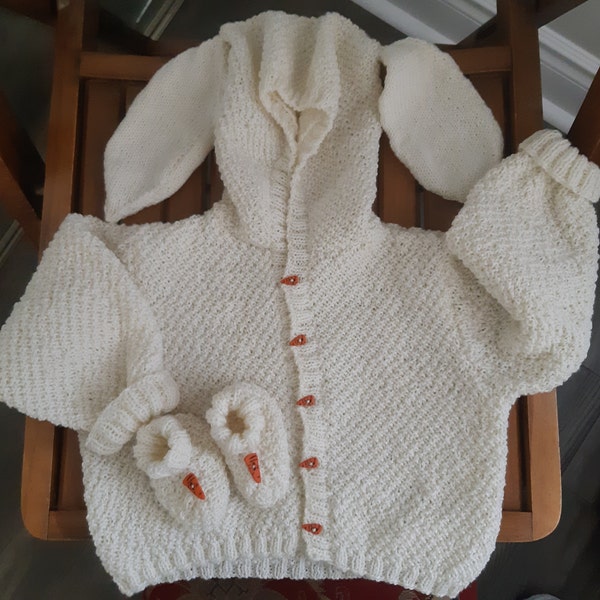 Knitting Pattern Baby Wool Coat Instructions in French PDF Sizes ...