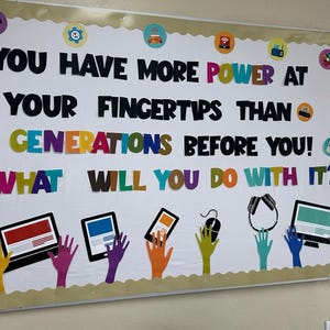 Computer Room Lab Bulletin Board Kit/computer Science Classroom Decor ...