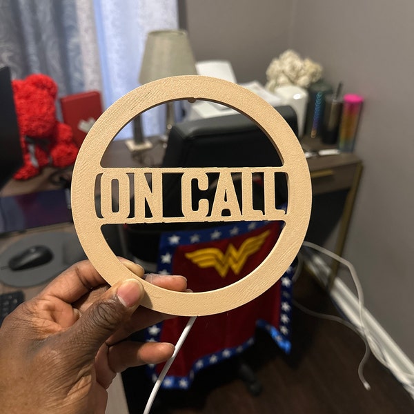 3" Busy Work Indicator on Call Light Sign - USB Powered With Switch - Etsy