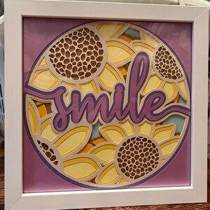 3D MERMAID Svg TROPICAL Shadow Box for Cricut for | Etsy