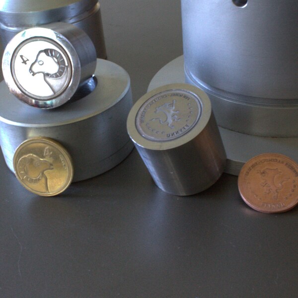 Custom Coining Tool Custom Coin Mint, Coinage, Coin Punch and Die Set ...