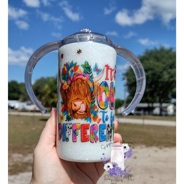 It's Ok to Be Different Png, Autism Awareness Png, Autism Puzzle Cow ...