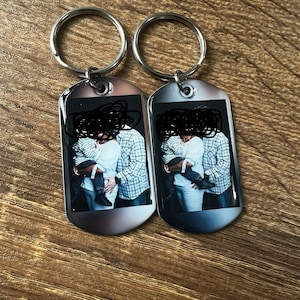 Photo Keychain Picture Keychain, Custom Key Chain Photo, Personalized ...