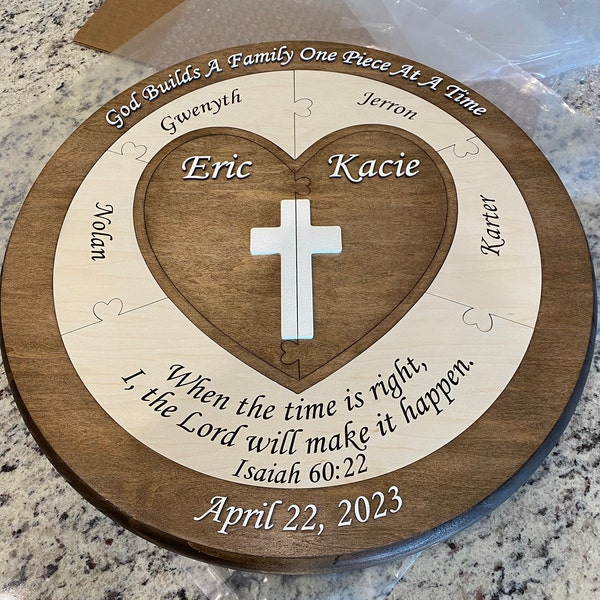 Unity Puzzle, Family Puzzle, Blended Family, Unity Alternative, Wedding ...