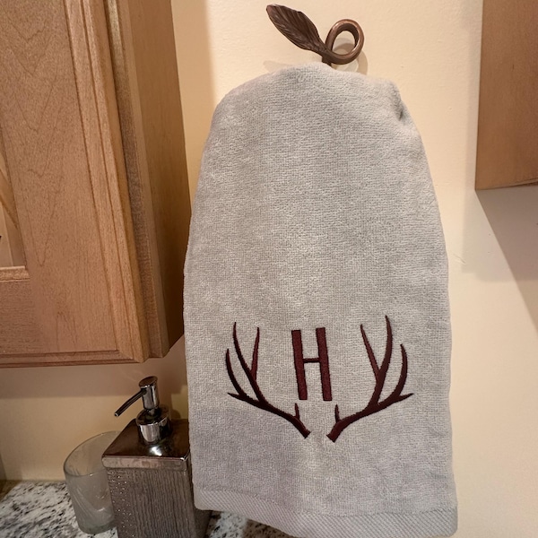 Personalized Kitchen Towel for the Cabin, Rustic Kitchen Decor ...