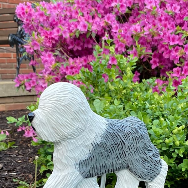 Old English Sheepdog Garden Stake - Etsy Old English Sheepdog Garden Stake - Etsy