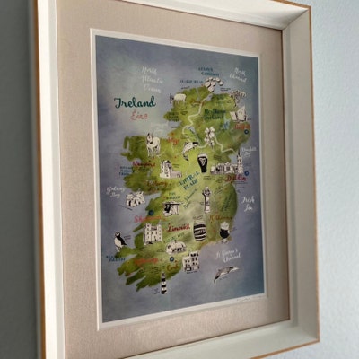 New Zealand Map, Illustrated Map Art, Aotearoa Poster, New Zealand ...
