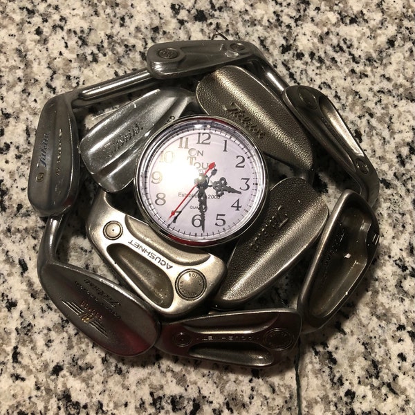 Golf Club Clock - Made From Recycled Golf Irons BEST SELLER! - Etsy