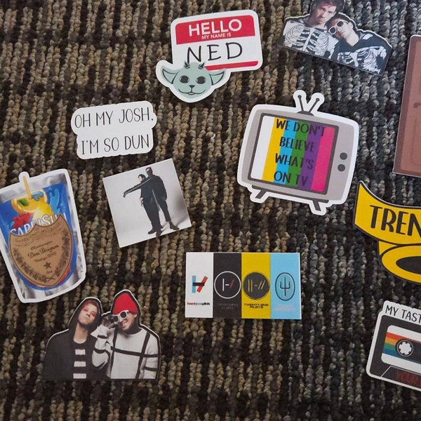 Twenty One Pilots Sticker Set - Etsy