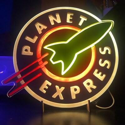 Nuclear Bomb Edge Lit LED Sign Neon Like Arcade Light - Etsy