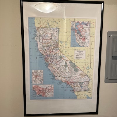 Mississippi State Wall Map Large Print Poster - Etsy