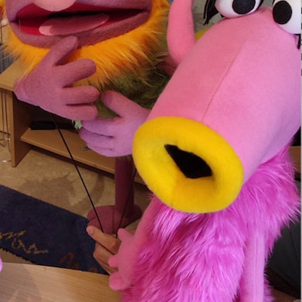 Snowth Inspired Hand Puppet, Muppet Style - Etsy