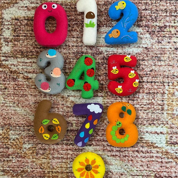 Felt Alphabet / Felt Letters / Felt Alphabet Letters / Educational Toys ...