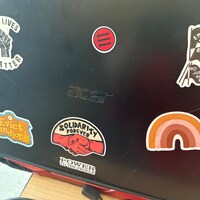 Stoned Sticker Psychedelic Hippie Laptop Decals Stoner Vinyl - Etsy