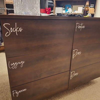 Custom Dresser Labels / Dresser Labels for Kids / Dresser Labels for ...