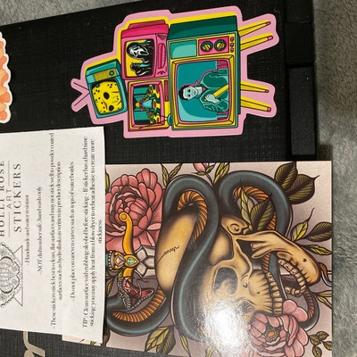 Horror Art Sticker, TV Sticker Decal, Classic Horror Stickers, Pop Art ...