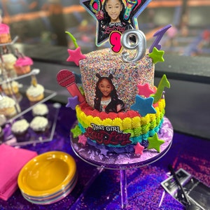 Asha 3D Personalized Cake Topper Perfect for Themed Parties - Etsy