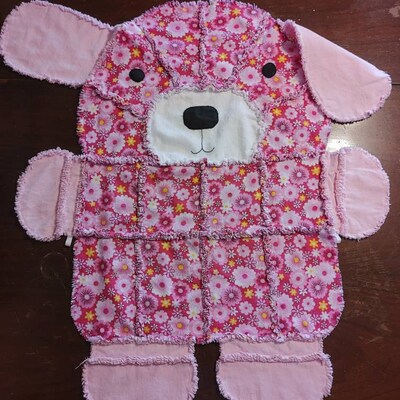PDF Pattern for Puppy Shaped Rag Quilt-baby Quilt. - Etsy