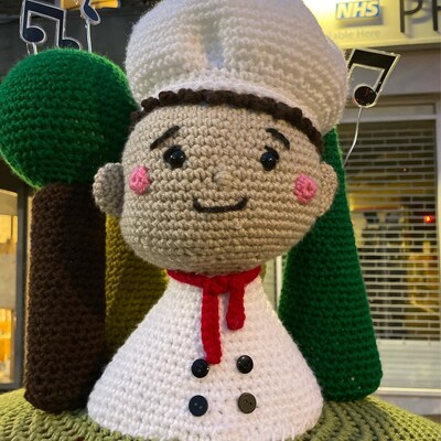 Alex the Chef Crochet Pattern Amigurumi Doll, Crochet Pattern Chef, Amigurumi Pattern Crochet ...