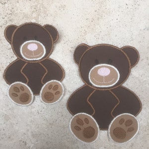 Teddy Bear Applique Embroidery Machine Design - Etsy