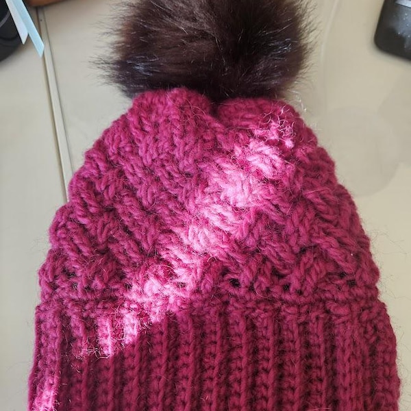 CROCHET PATTERN Braided Fishtail Toque / Pdf Digital Download / Cabled ...