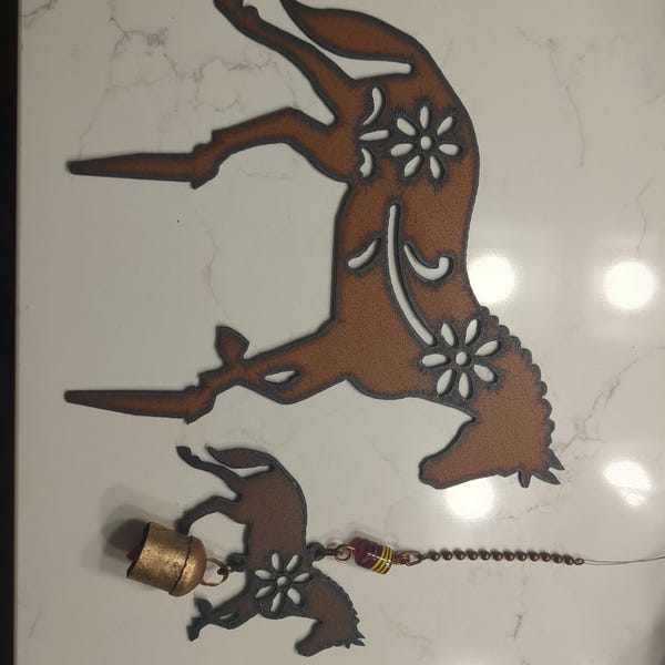 Rusted Metal Plant Sticks Made in the USA - Etsy