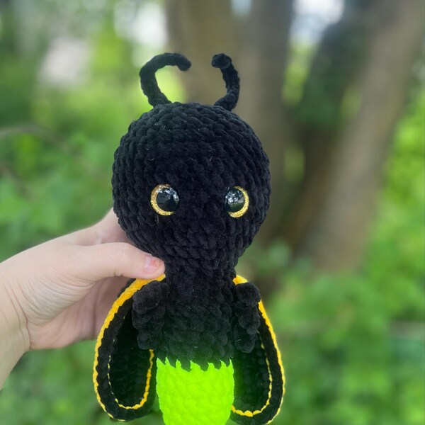 PATTERN: No Sew Plush Flash the Firefly Pattern - Glows in the Dark ...