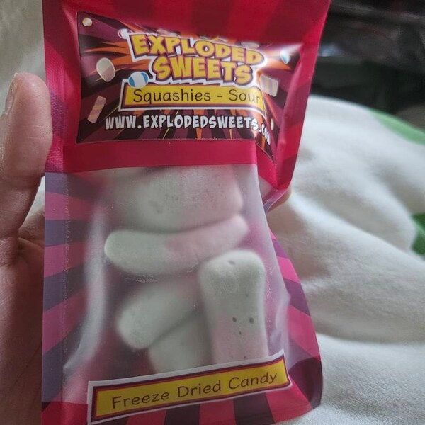 Refreshing Choos Strawberry Exploded Sweets Freeze Dried Candy UK Tasty ...