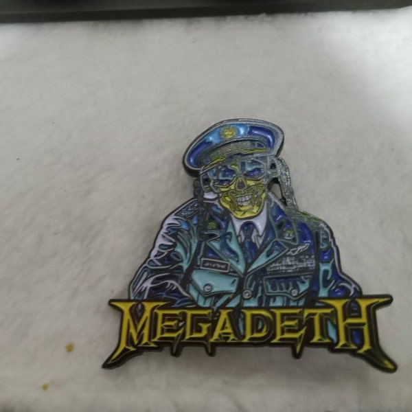 Megadeth - General Vic Rattlehead Enamel Pin - Etsy