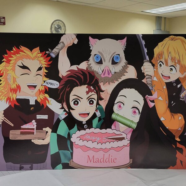 Anime Poster or Card Digital Print | Handmade Print | Demon Anime ...