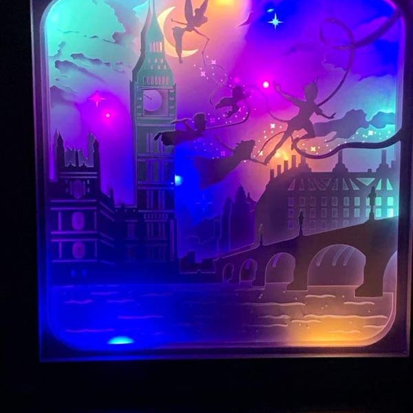 Peter Pan Shadow Box - Etsy