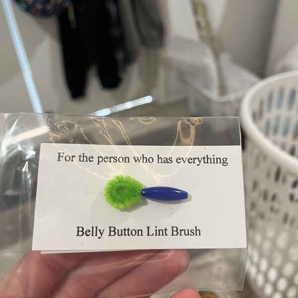 Belly Button Lint Brush for the Person Who Has Everything - Etsy