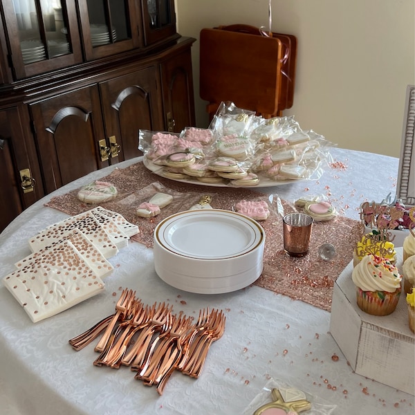 Bride and Bubbly Cookies Bridal Shower Engagement Party Cookies - Etsy