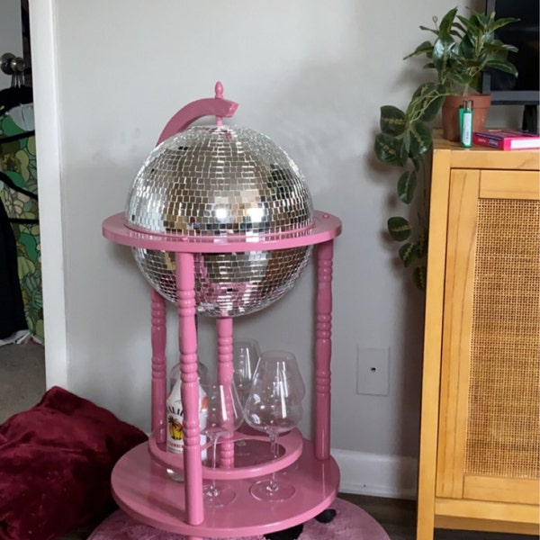 Glam Globes - Disco Ball Bar Cart - Etsy UK