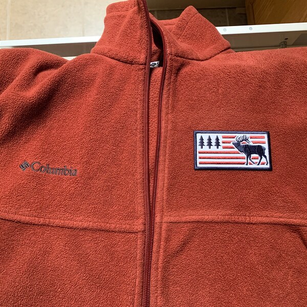 Elk Patch - American Flag - Hunting - PNW - Pacific Northwest - USA ...