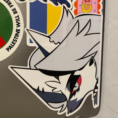 Loona Peeper Laptop Sticker Helluva Boss Peeker Waterproof Decal Loona ...